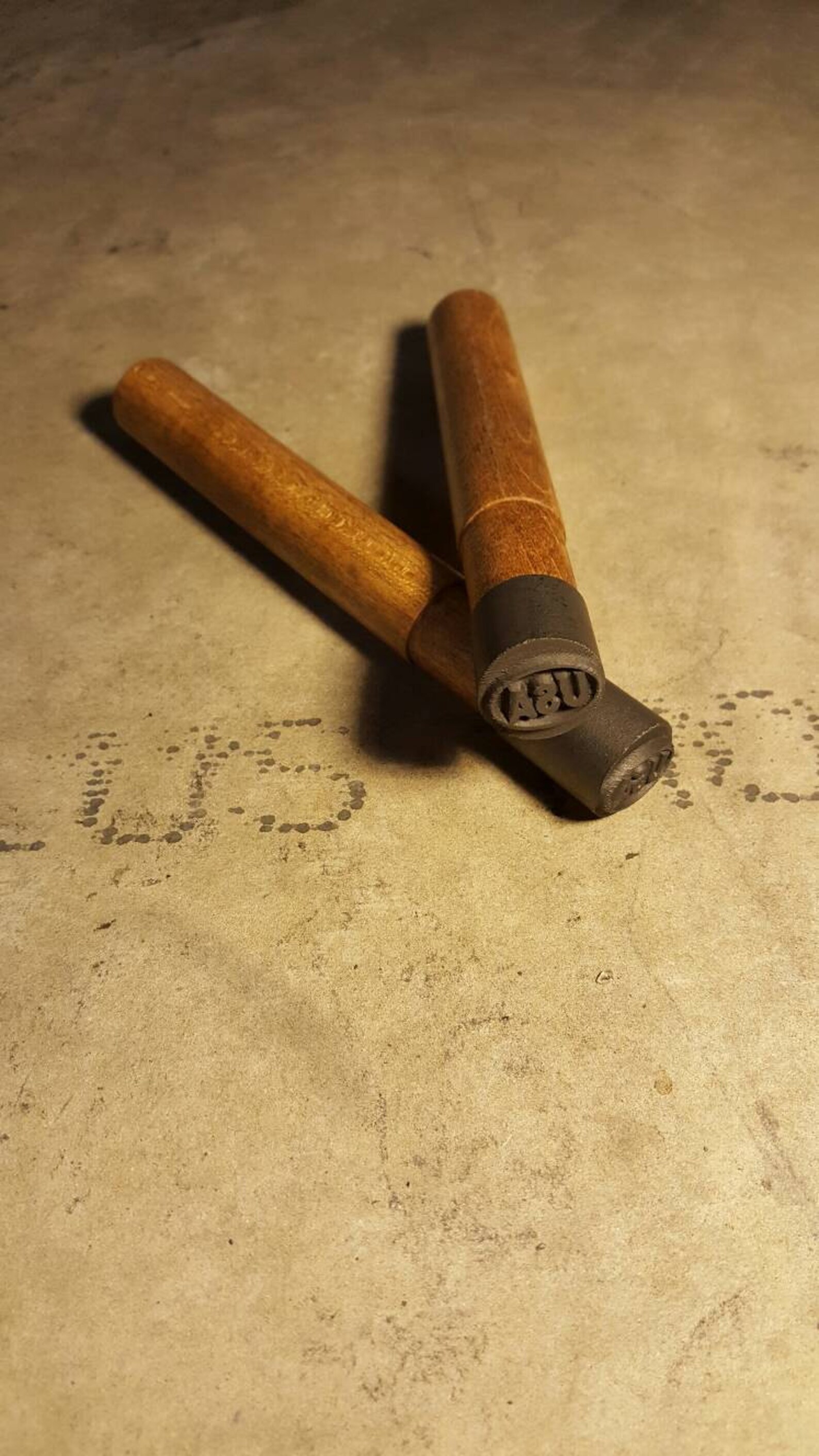 3/4" Graphite U.S.A. Stamp - Etsy