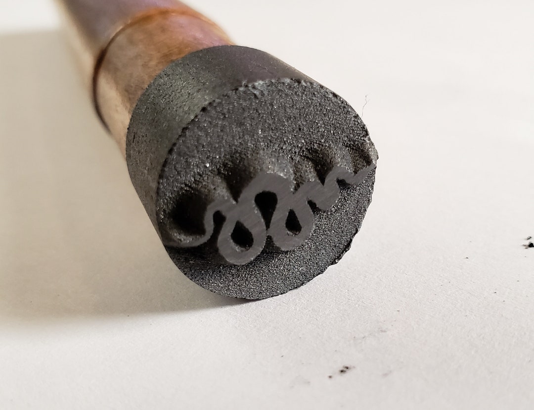 3/4" Graphite Snake Stamp - Etsy
