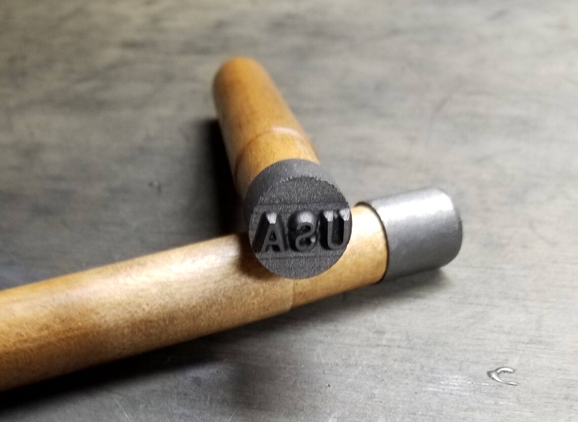 3/4" Graphite U.S.A. Stamp V2 - Etsy