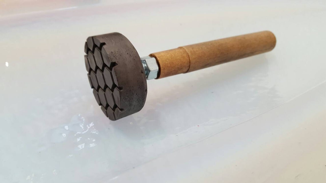 Graphite Stamp: Honeycomb - Etsy