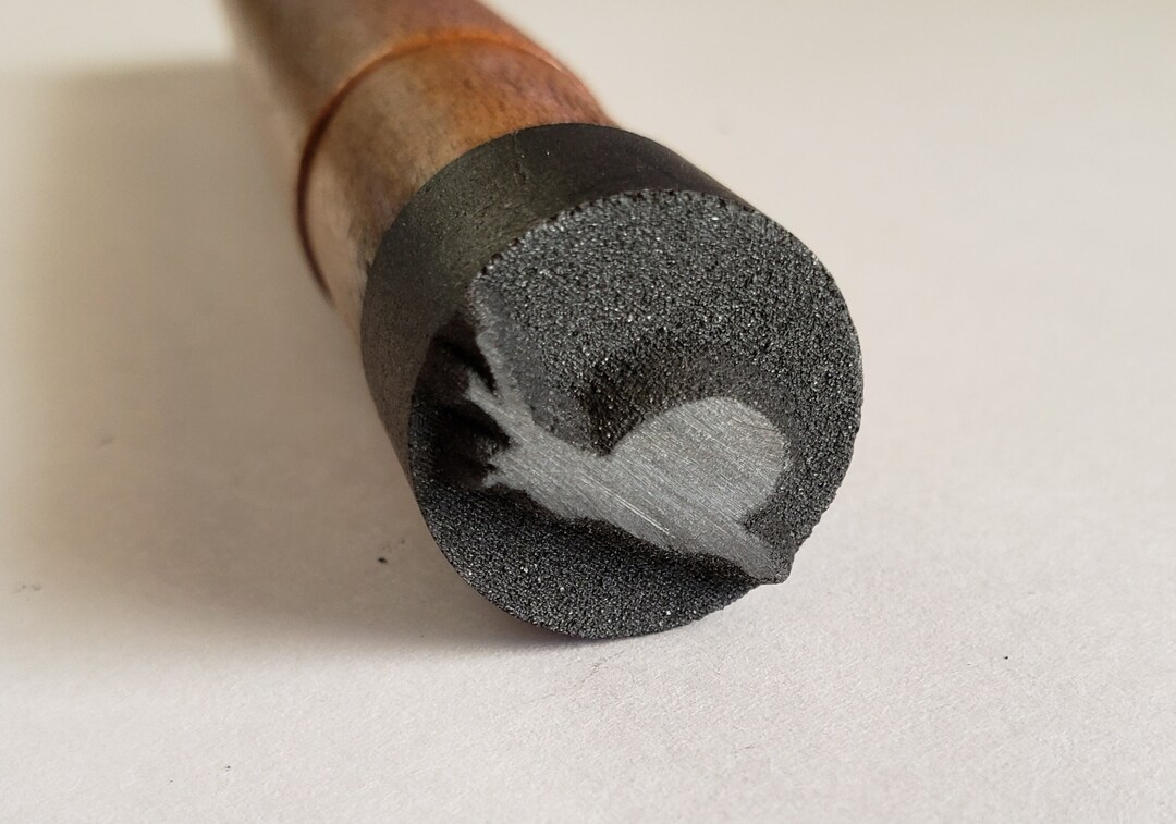 3/4" Graphite Snail Stamp - Etsy