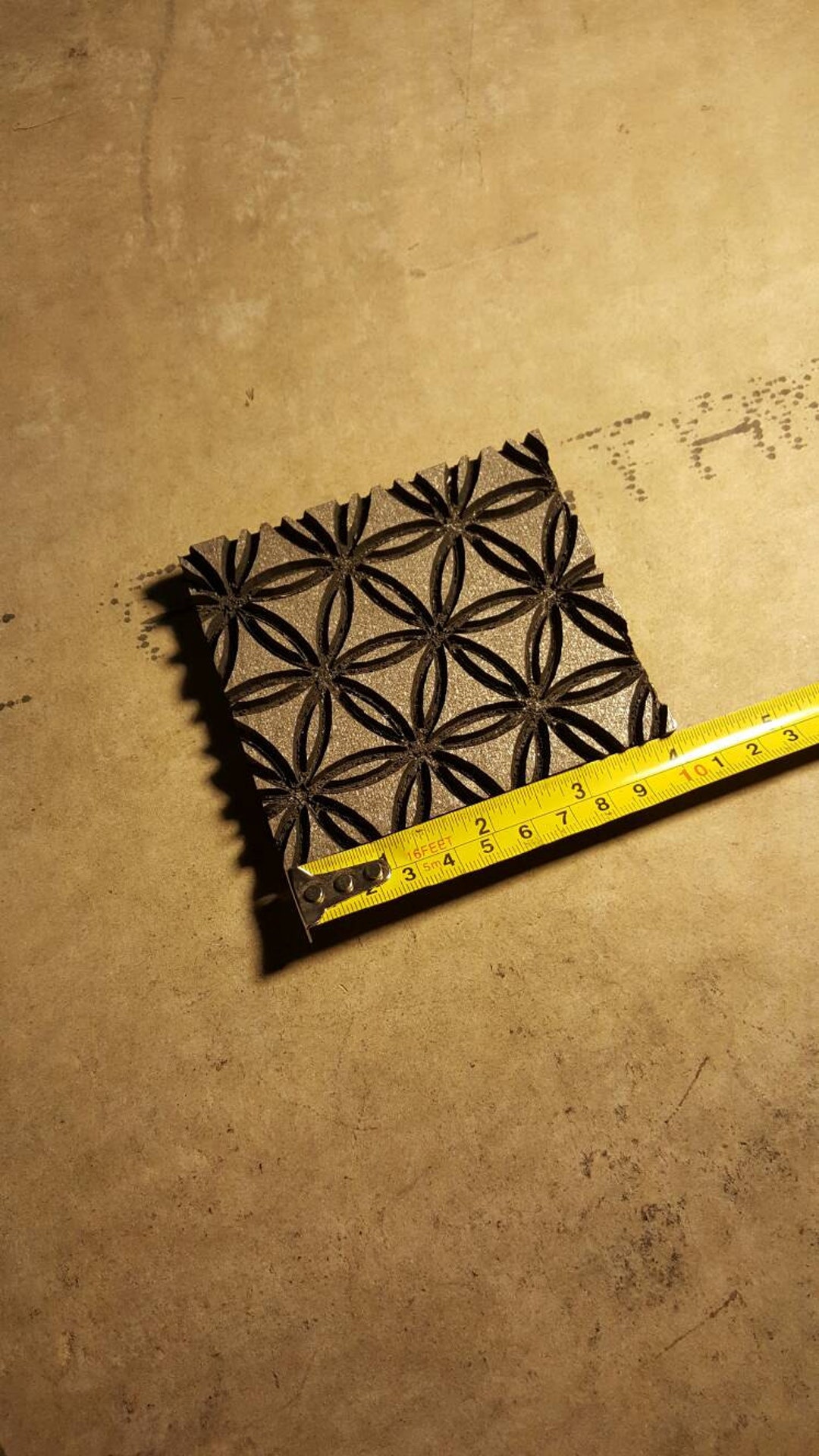 Graphite Plate: Flower of Life - Etsy