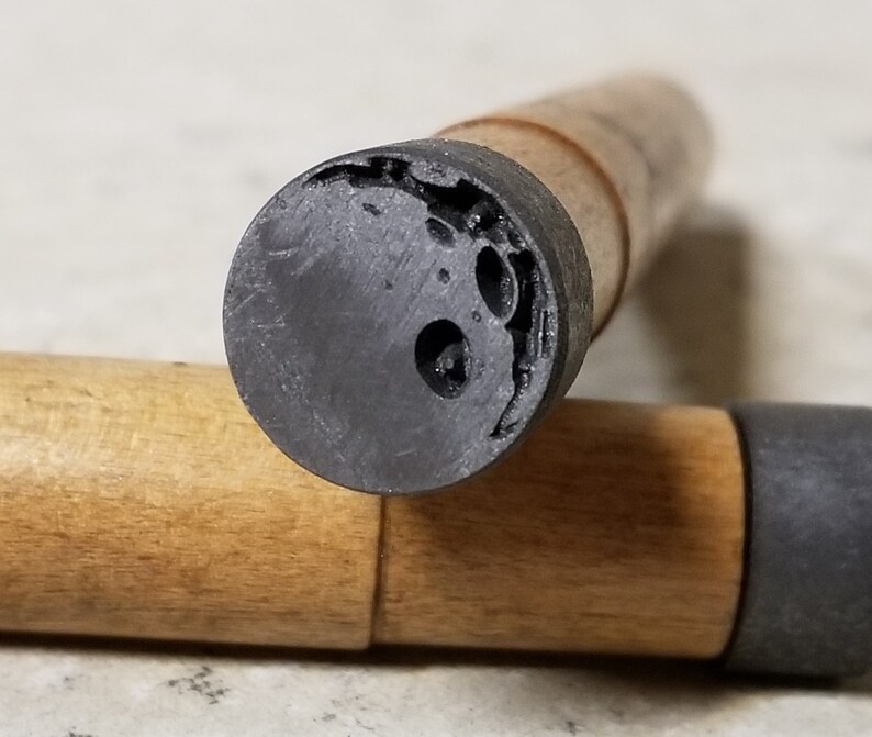 3/4 Graphite Moon Stamp - Etsy