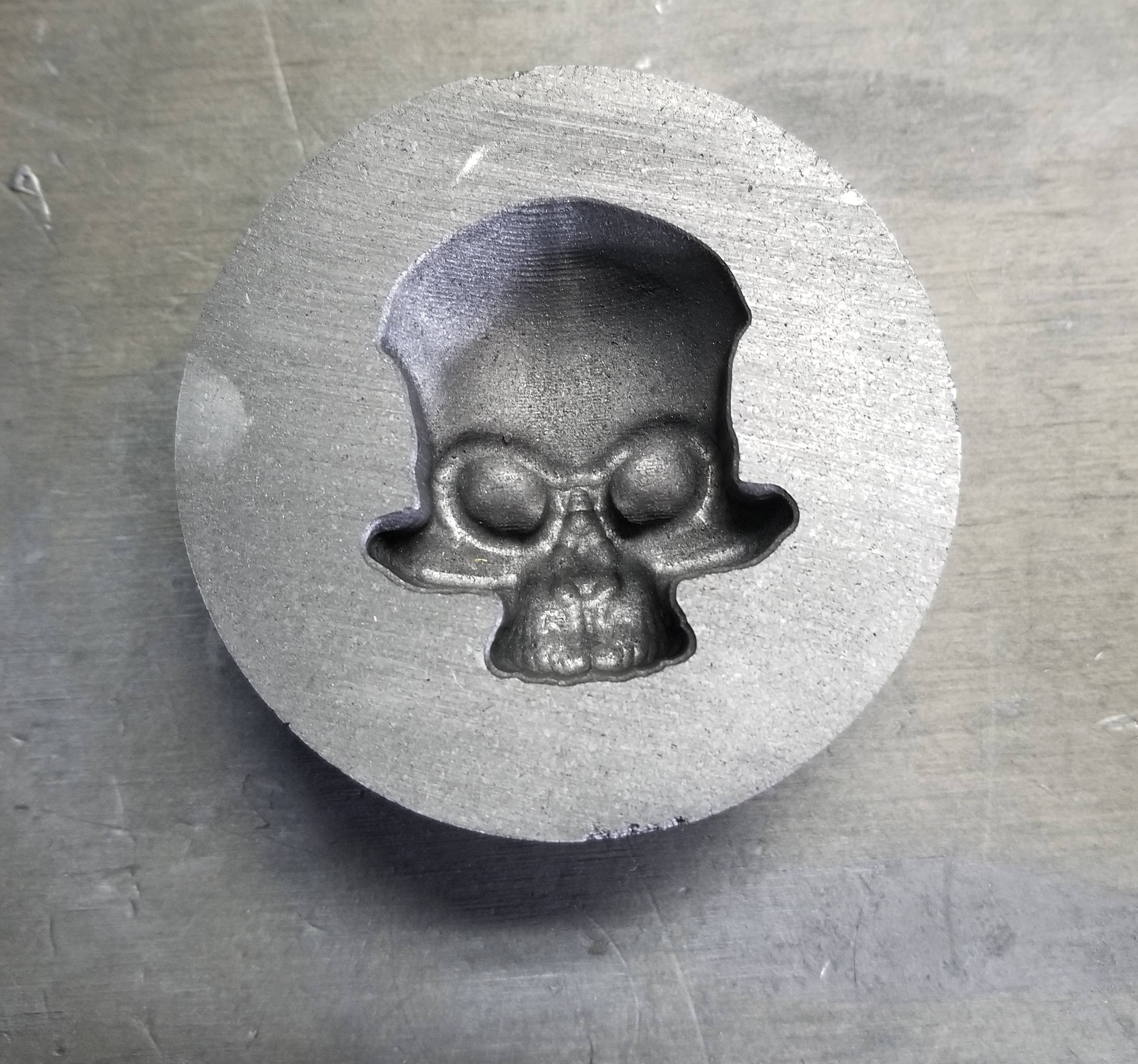 Graphite Mold: 3d Skull Various Sizes - Etsy Australia