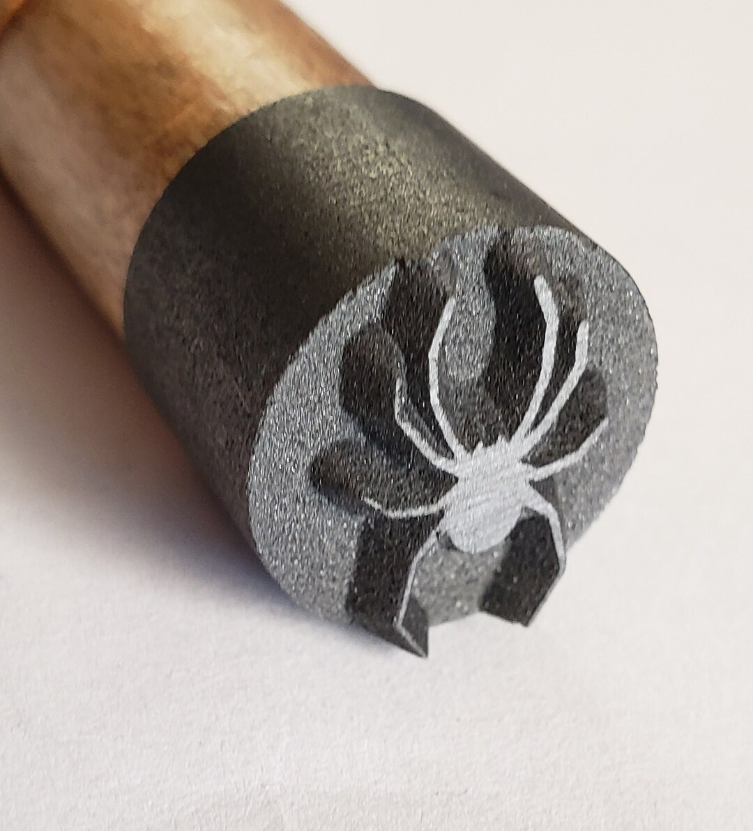 3/4" Graphite Spider Stamp - Etsy