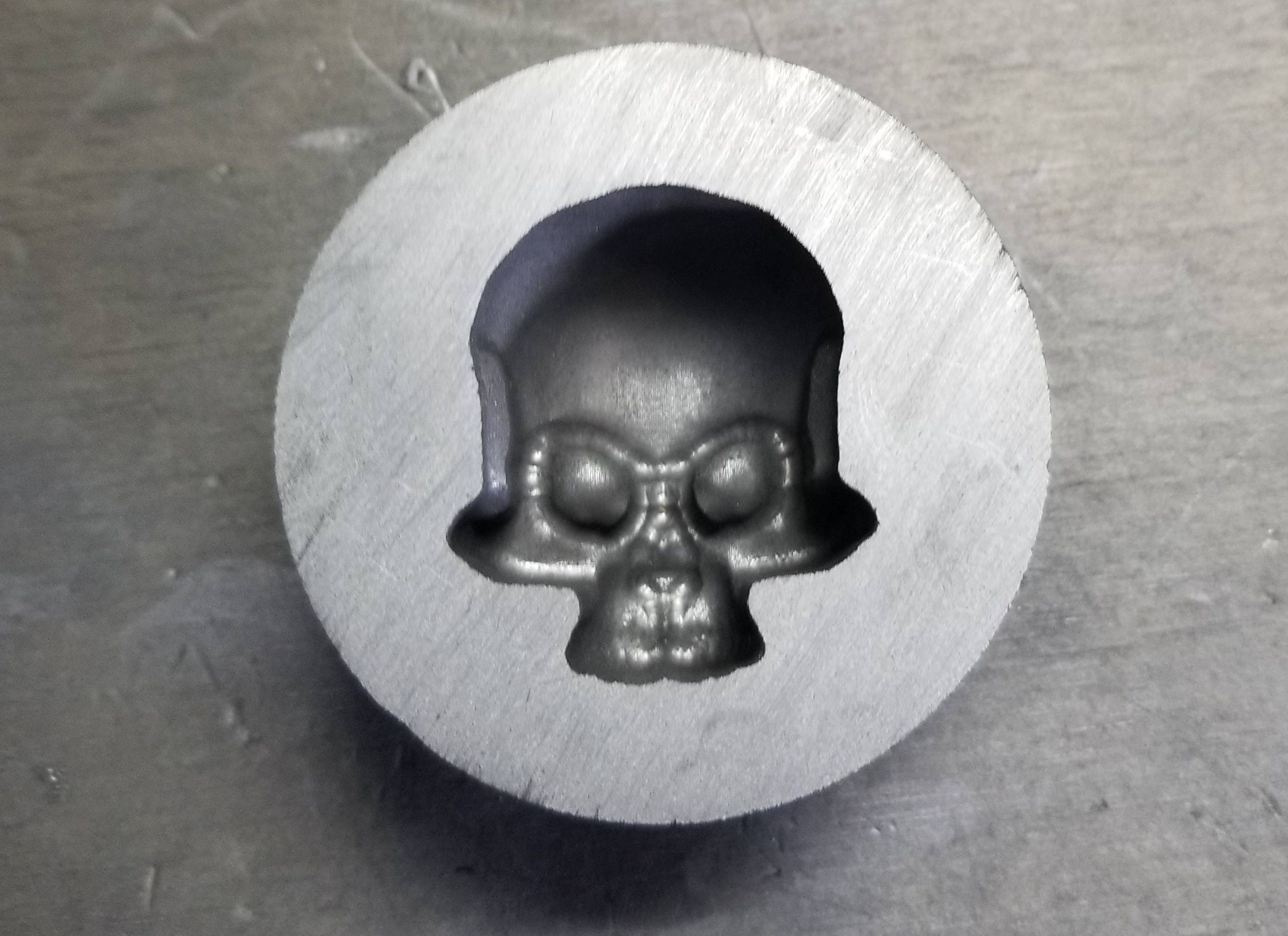 Graphite Mold: 3d Skull Various Sizes | Etsy