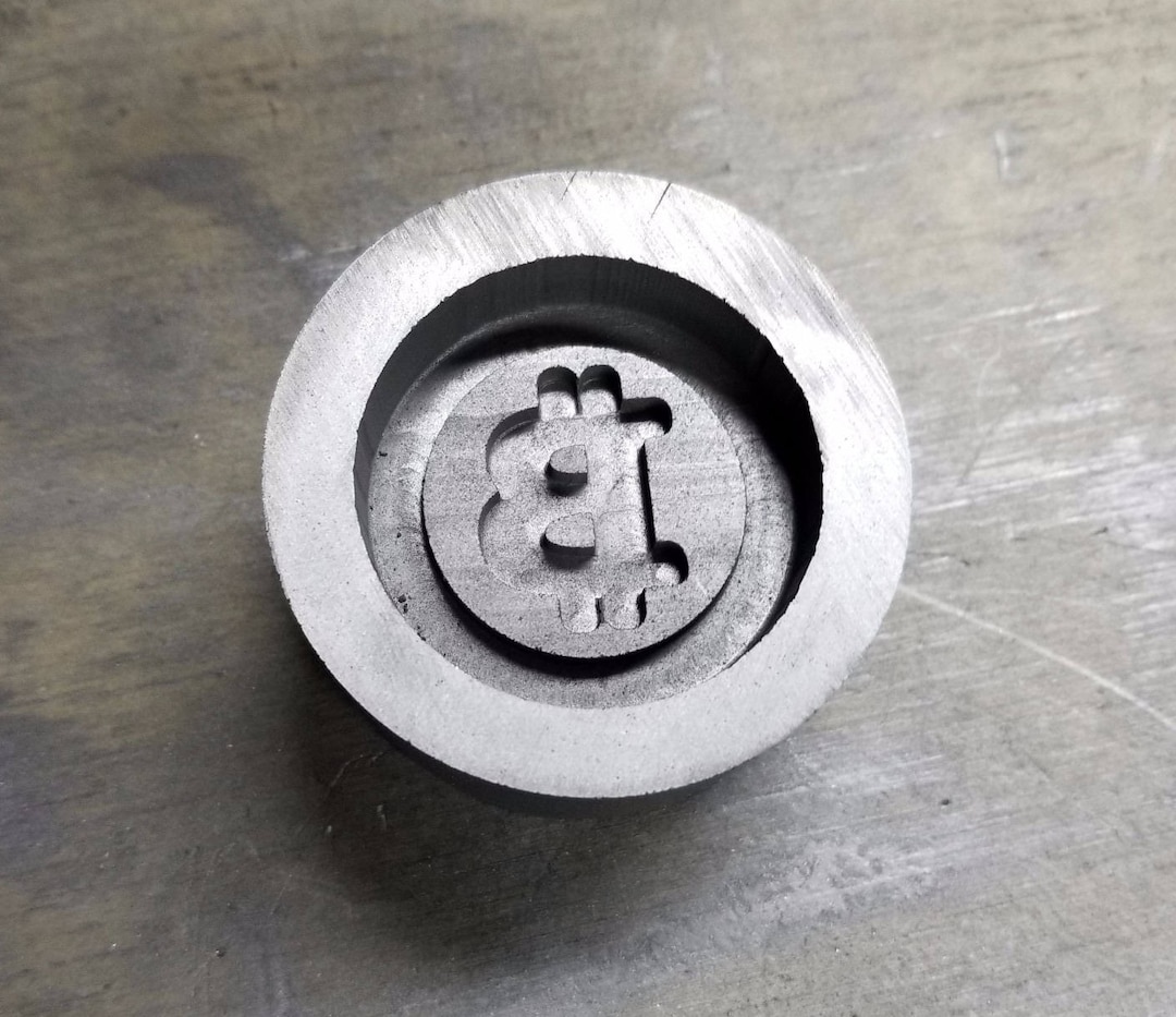 Graphite Mold: Bitcoin - 40mm - Etsy