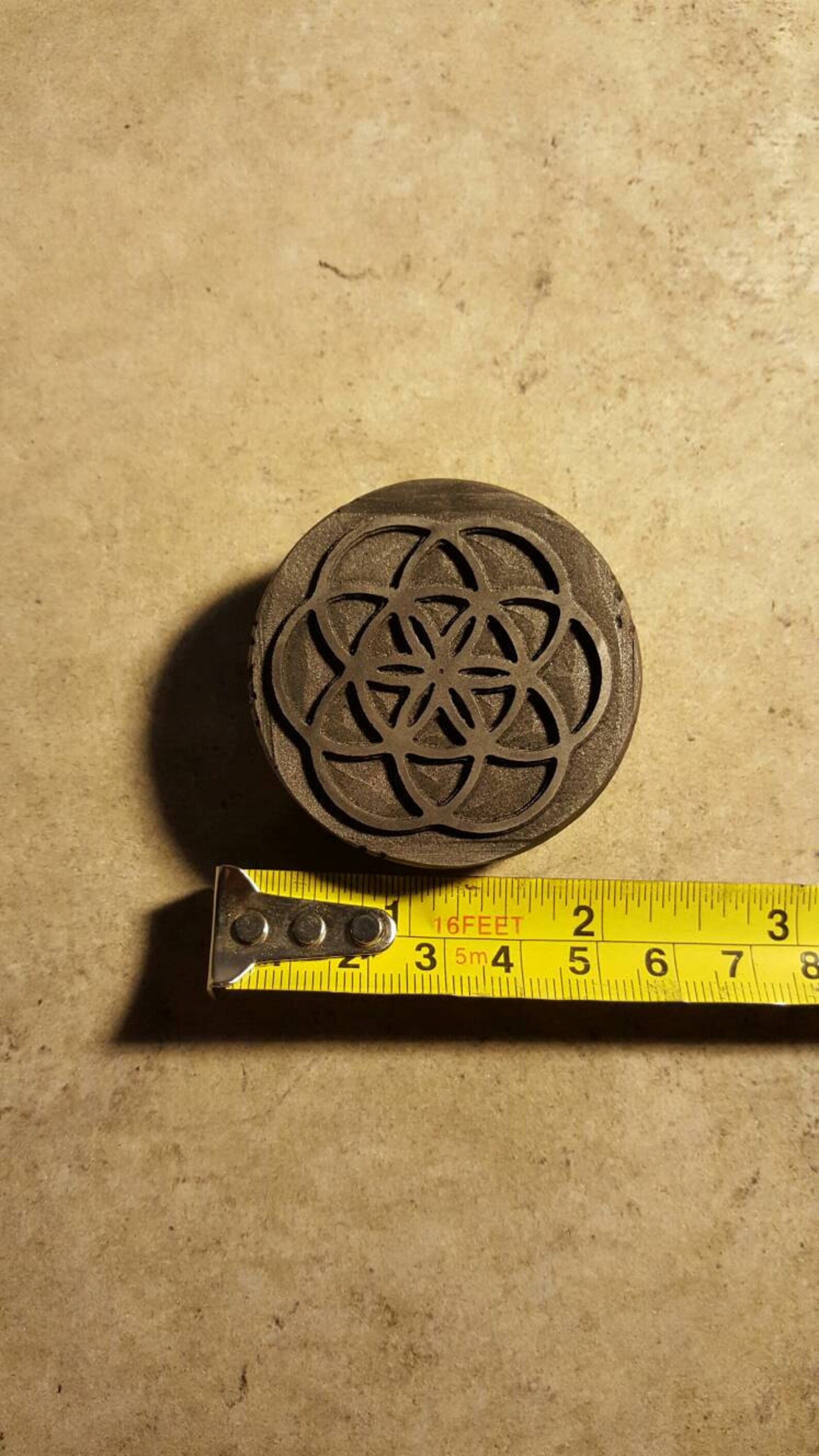 Graphite Stamp: Seed of Life - Etsy