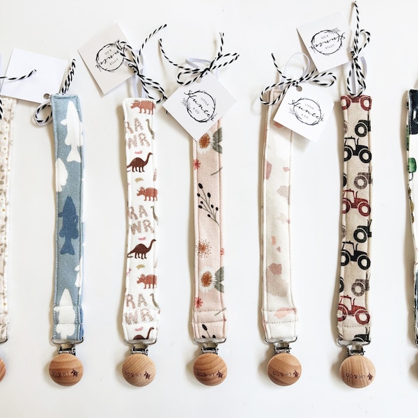 Wood Pacifier Clip - Etsy
