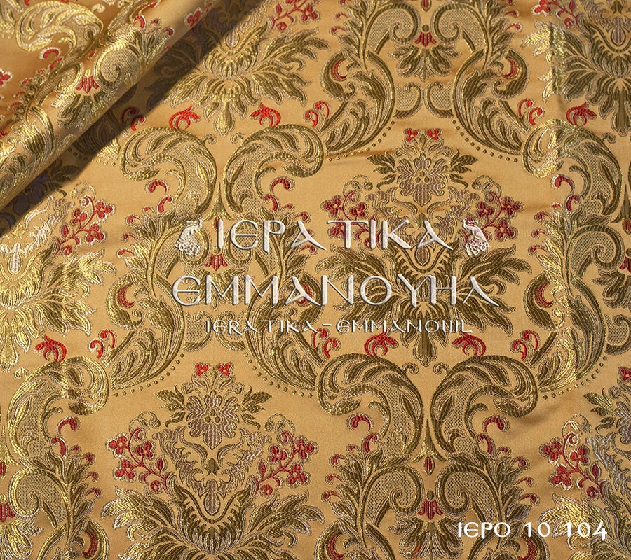 Priest Orthodox Greek Style Vestments Metallic Brocade - Etsy