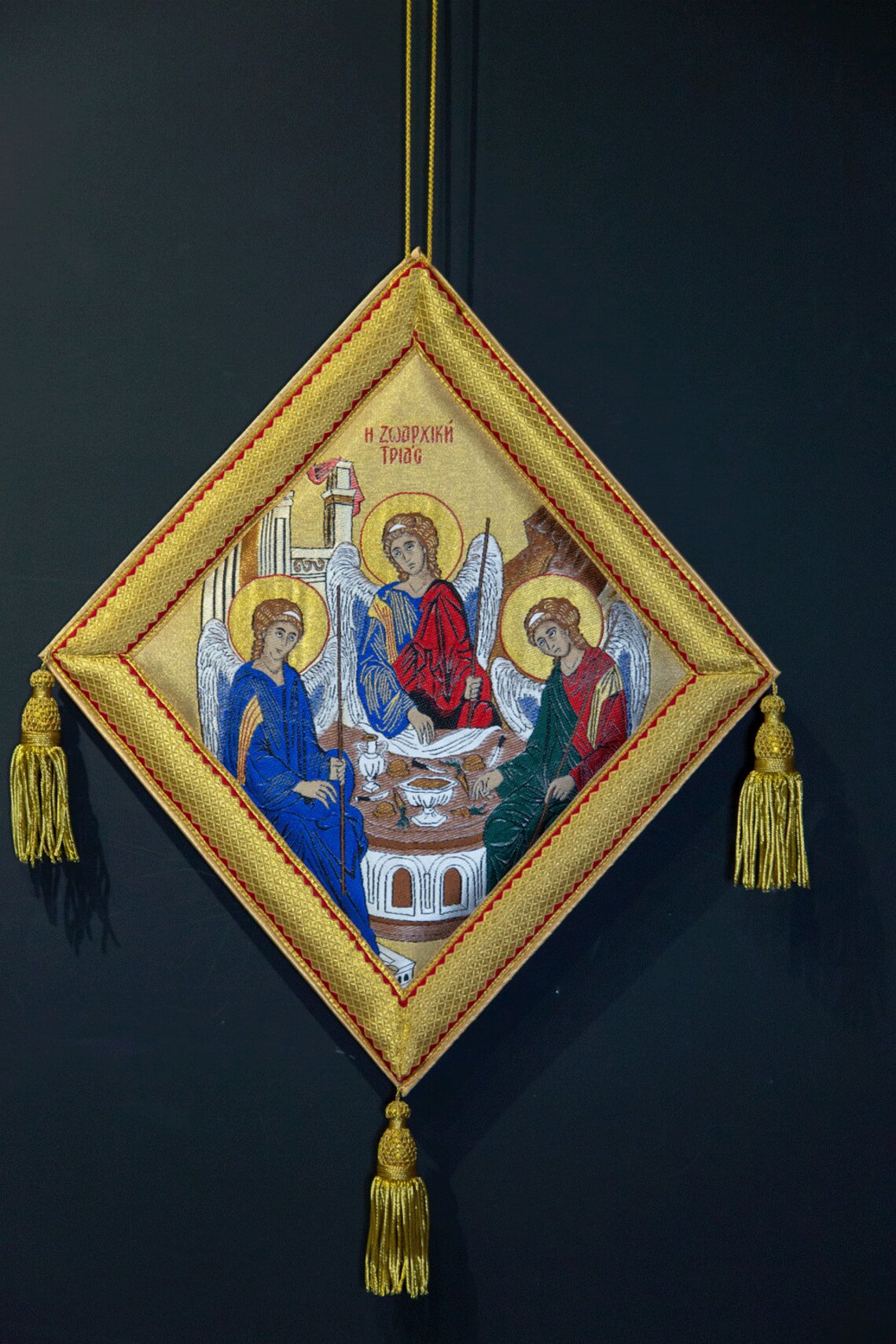 Epigonation Palitsa Shield " the Holy Trinity " - Etsy