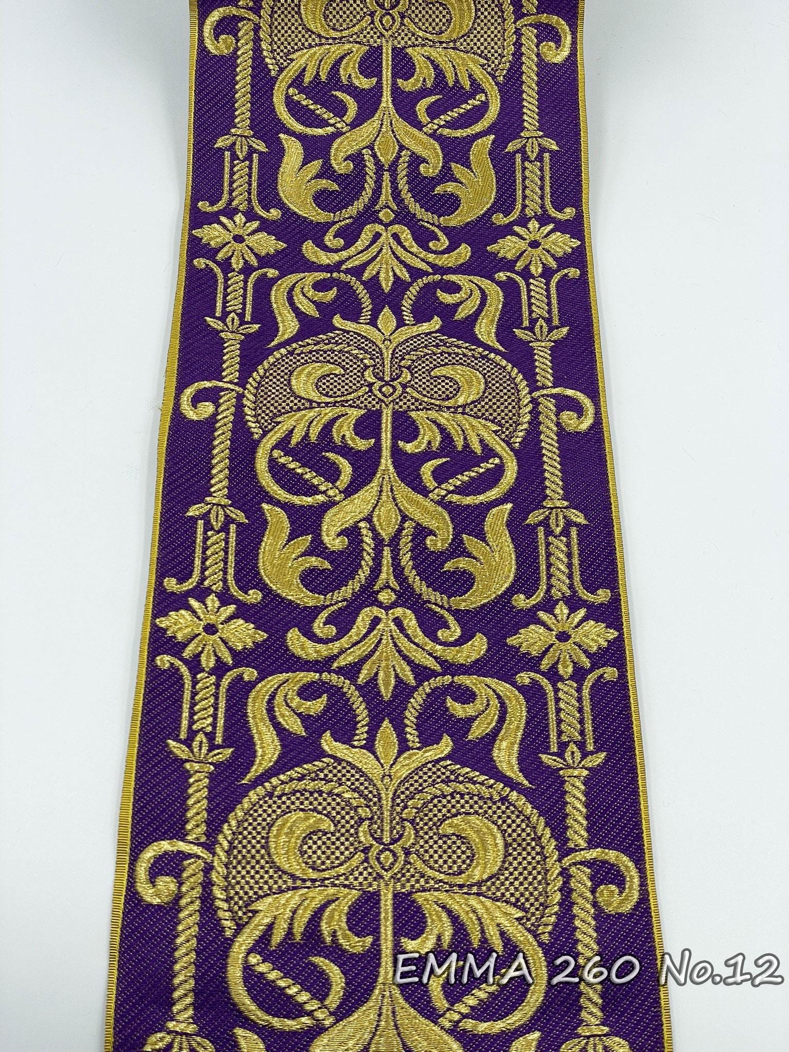 Beautiful Decorative Semi-metallic ORPHREY Liturgical Galloons Braids ...