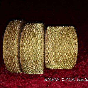 Decorative Gold and Silver Color Metallic Gallons / EMMA 171A - Etsy