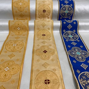 Liturgical ORPHREY Trim Braid With Crosses / EMMA 253 - Etsy