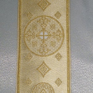 Liturgical ORPHREY Trim Braid With Crosses / EMMA 253 - Etsy