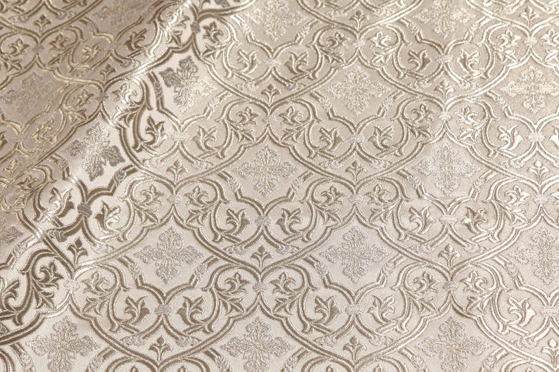 Liturgical Vestments Brocade Fabric Metallic Angels IERO 65 | Etsy