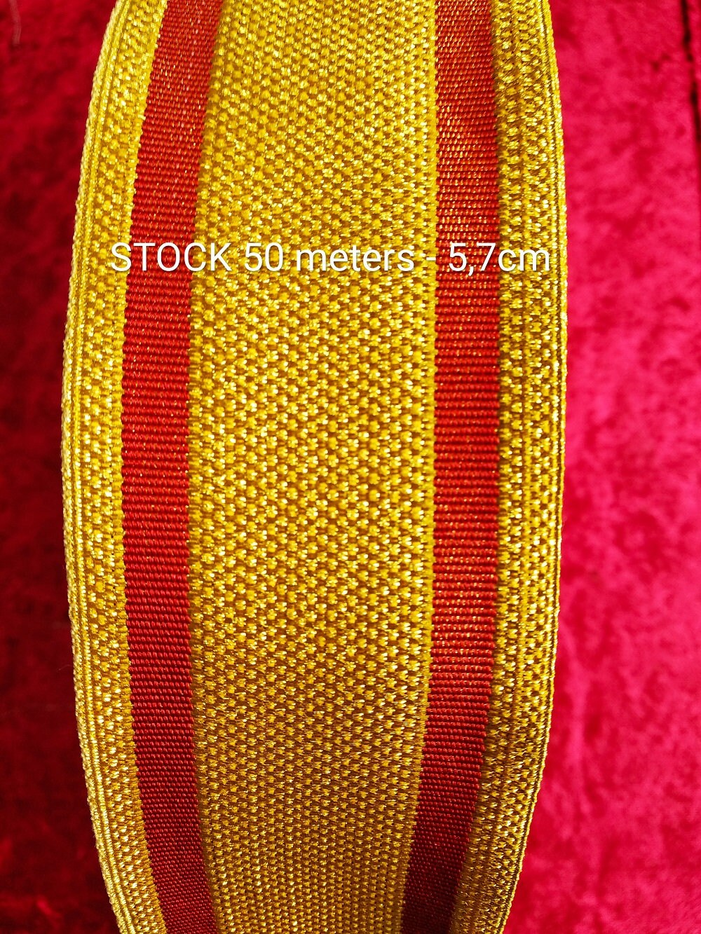 SALE CLEARANCE Gallon Trim Rolls of 50 Meters 2,5-3,7 and 5,5cm Wide ...