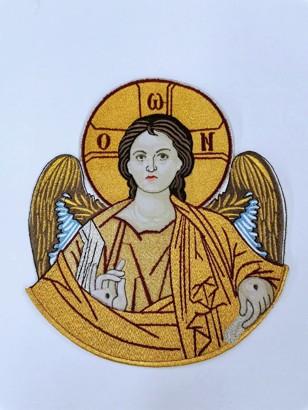 Embroidered Liturgical Icon - 25 X 22cm Gold or Silver Colour - Etsy