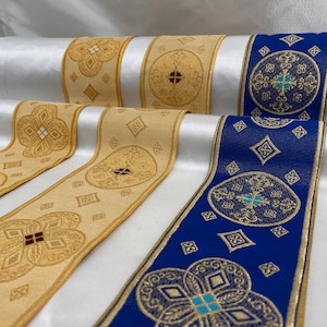 Liturgical ORPHREY Trim Braid With Crosses / EMMA 253 - Etsy