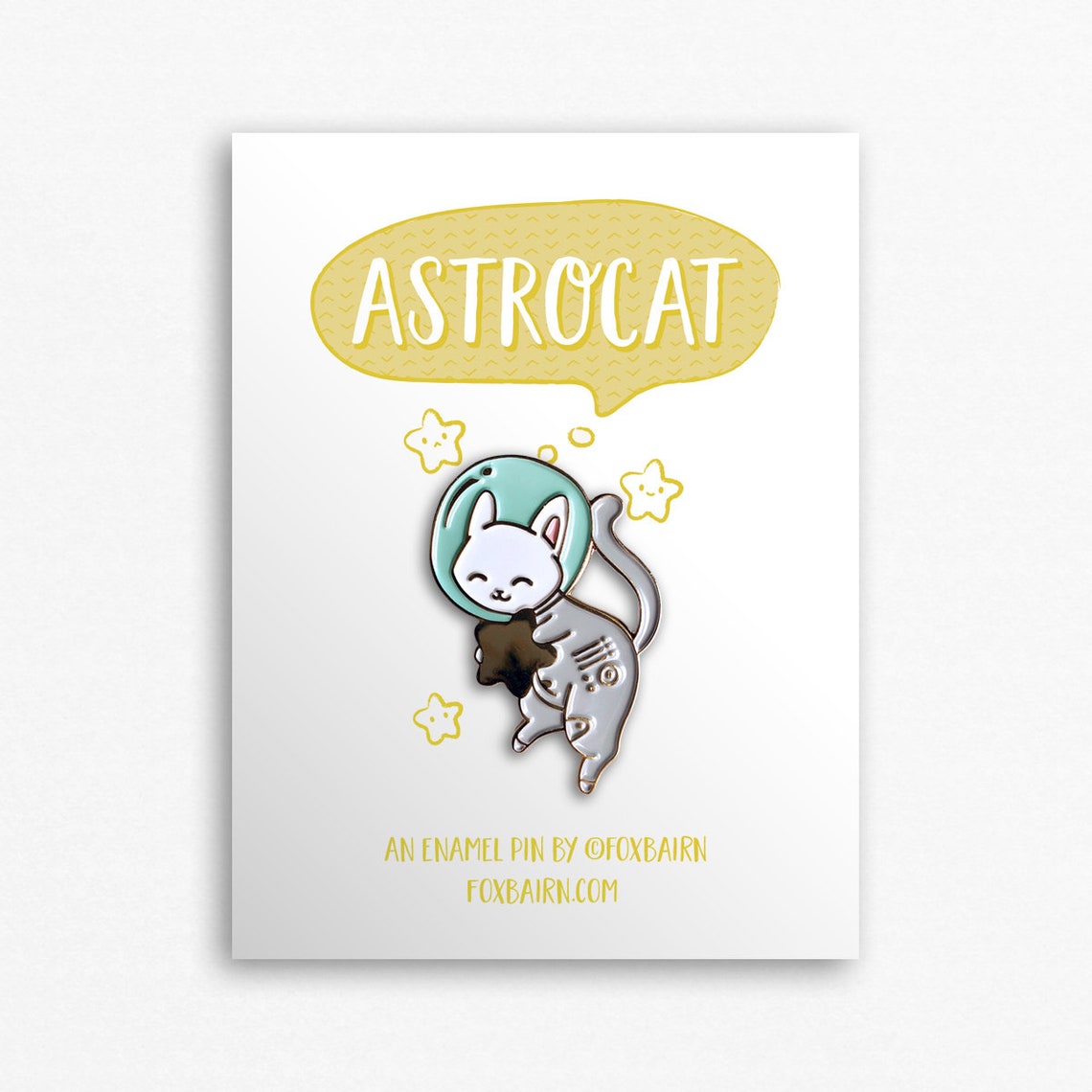Astronaut Space Cat Enamel Pin Jewelry Cute Backpack Lapel - Etsy