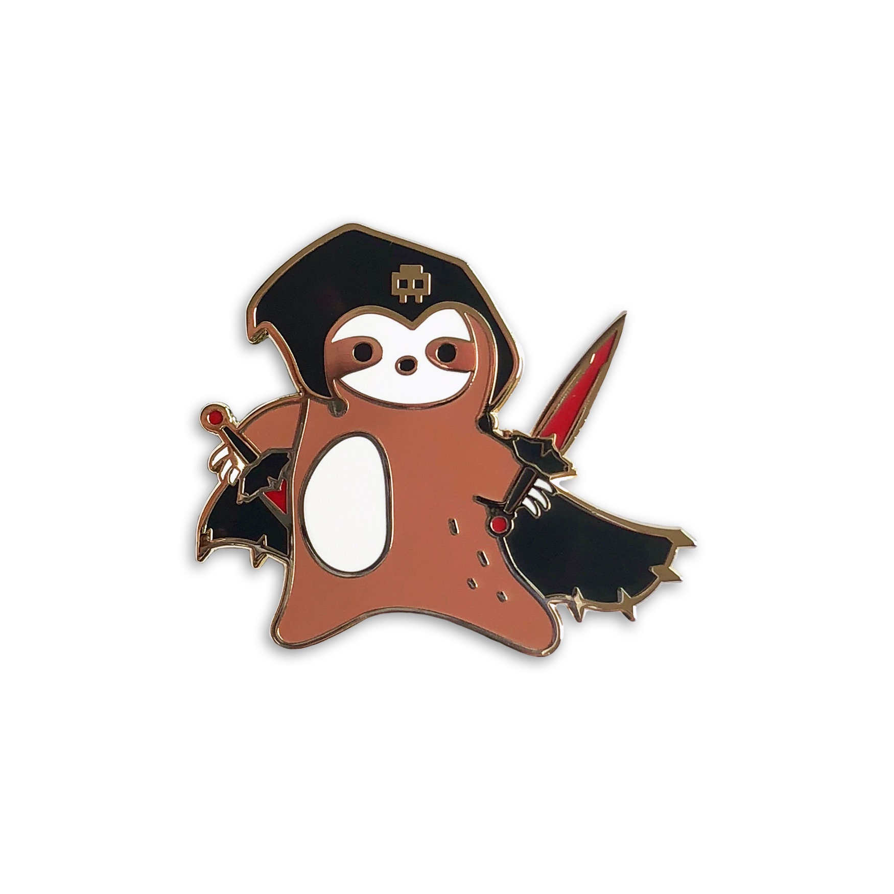 Sloth Enamel Pin Dnd Father's Day Gift Rogue Sloth Lapel - Etsy
