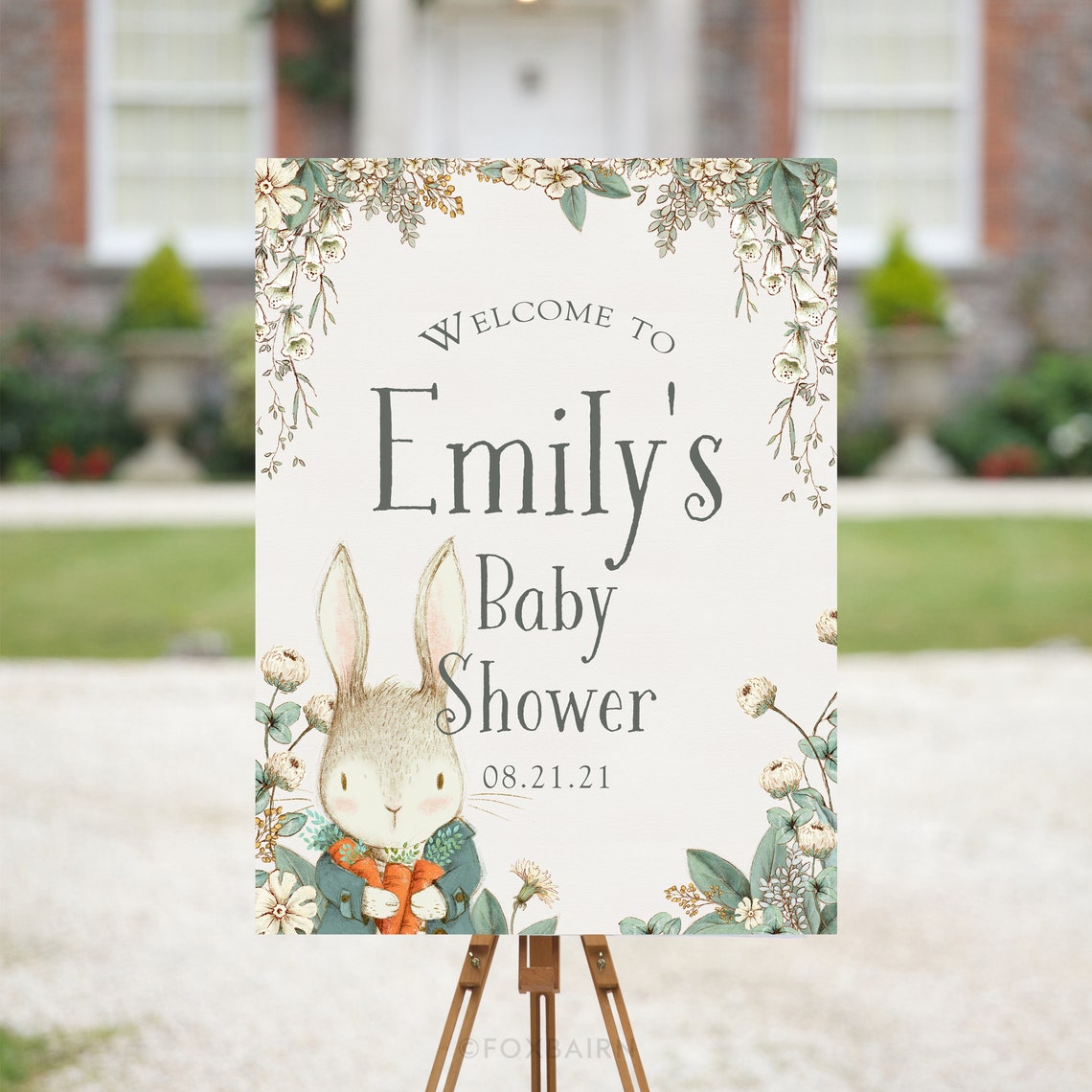 Peter Rabbit Baby Shower Welcome Sign, Fairytale Baby Shower Welcome ...