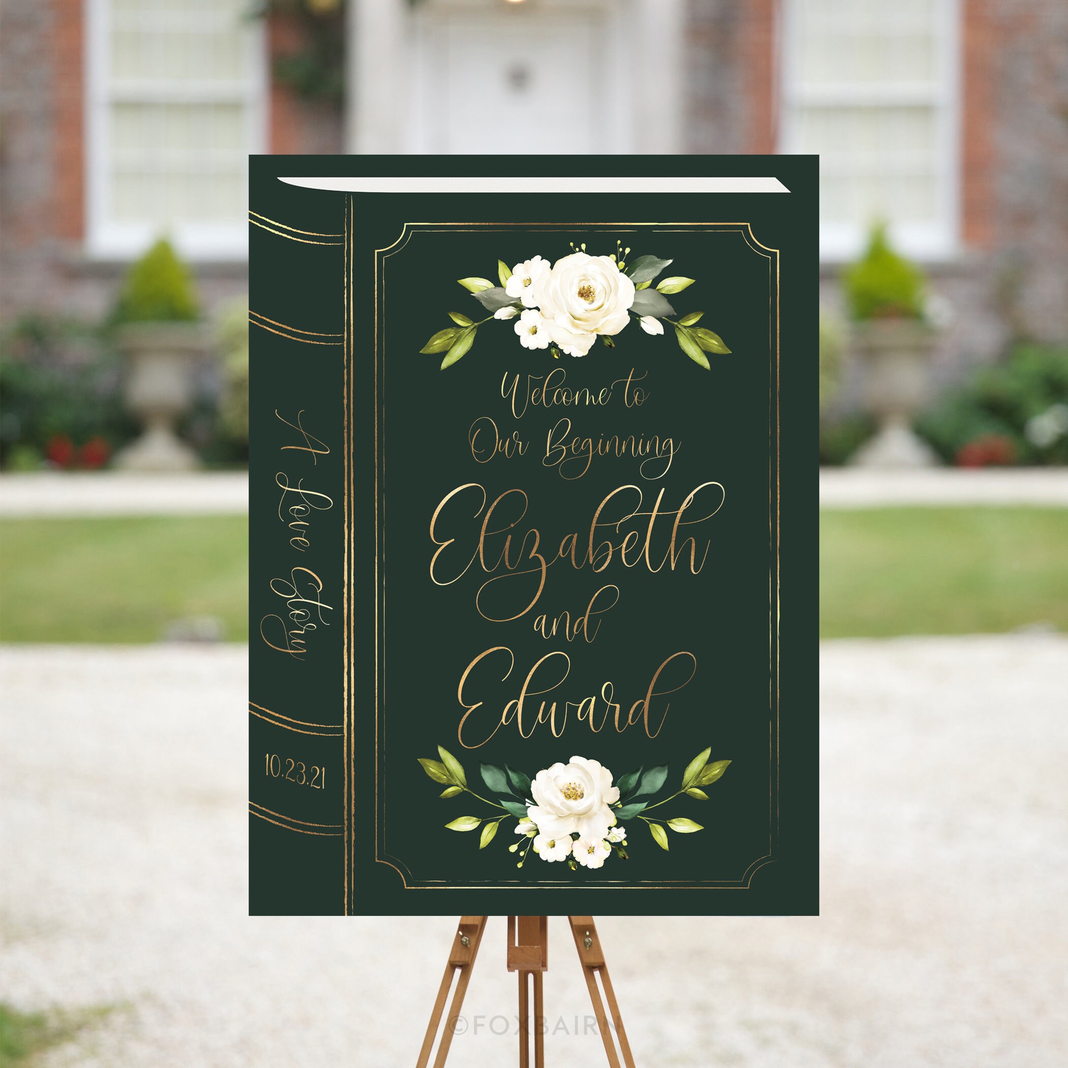 Fairy Tale Book Wedding Welcome Sign Enchanted Story Woodland - Etsy