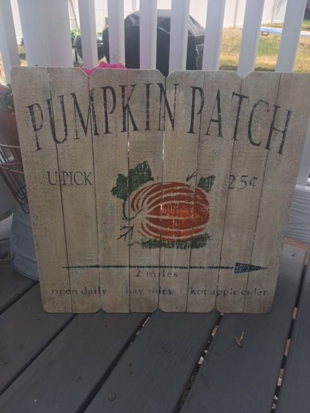 Pumpkin Patch Hand Painted Sign - Etsy