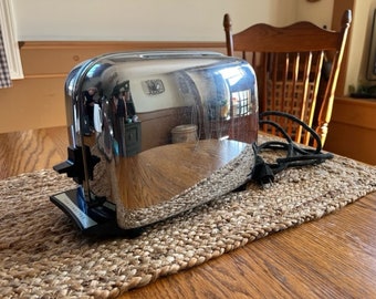 1938 Vintage Toastmaster Model 1B8 Electric Toaster Chrome NOT WORKING ...