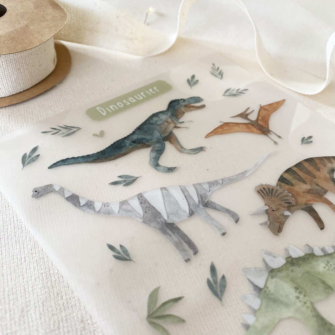 Iron-on Images With Dinosaurs Hot Peel / Iron On/ Applications - Etsy