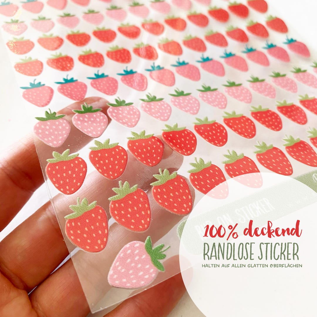 RANDLOSE Sticker/ Rub on / Für Alle Glatten Oberflächen / Für Die ...