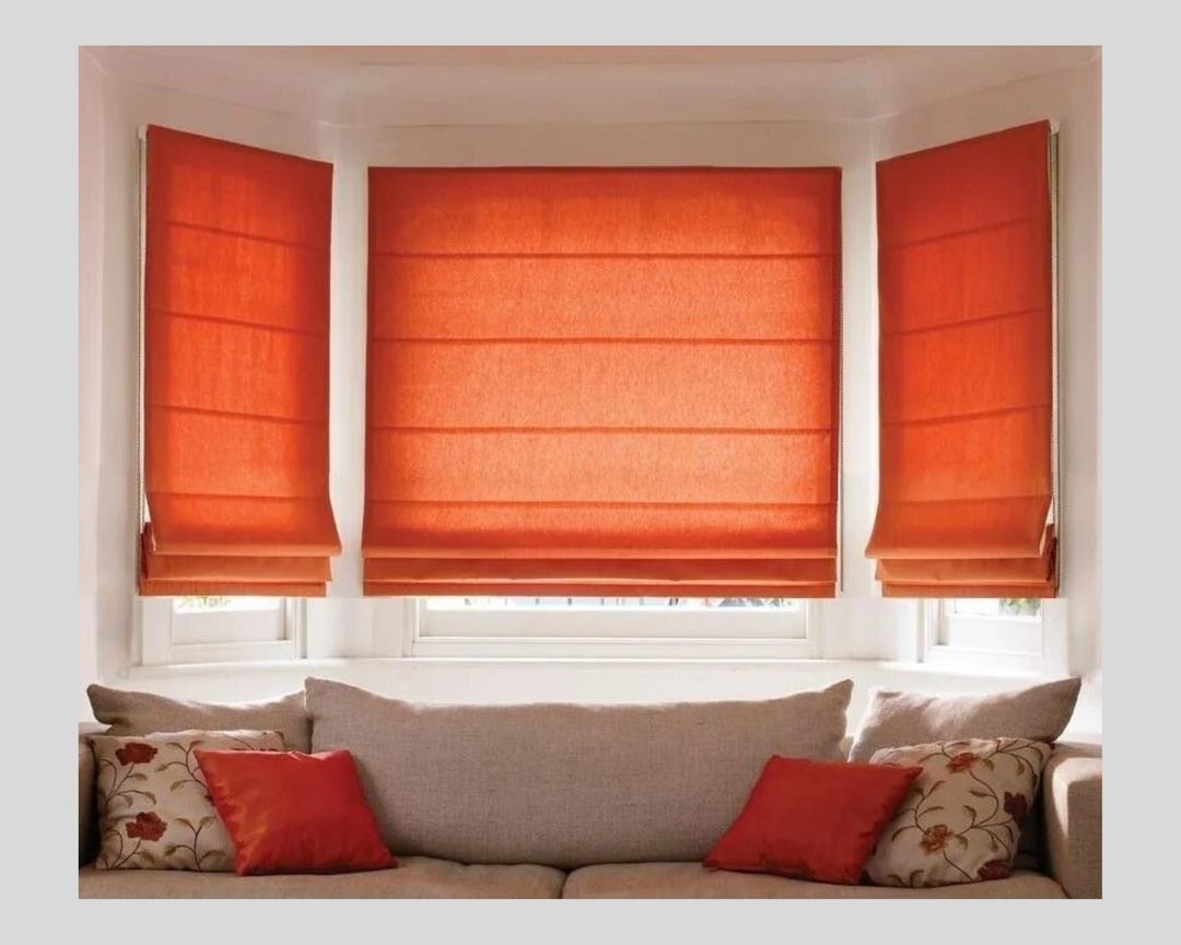 Modern Roman Shades | Custom Roman Shades | Made to Order | Blackout ...