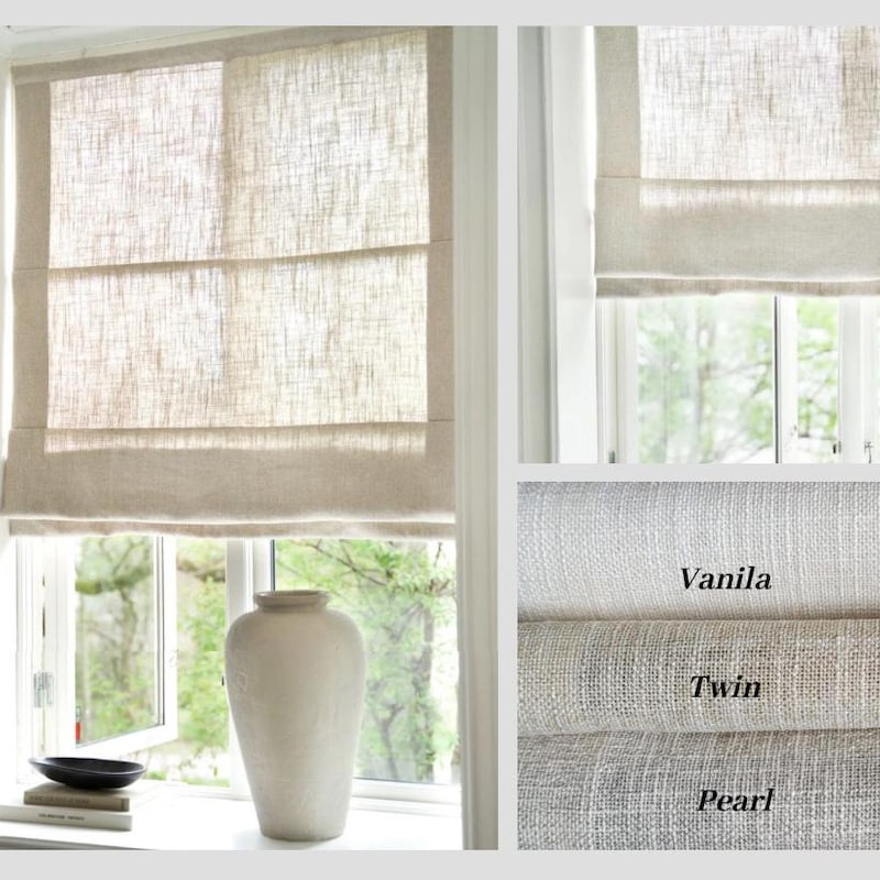 Faux Roman Shade Valance - Etsy