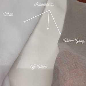 Faux Linen Roman Shade | Neutral | Privacy | Sheer | Roman Shades ...