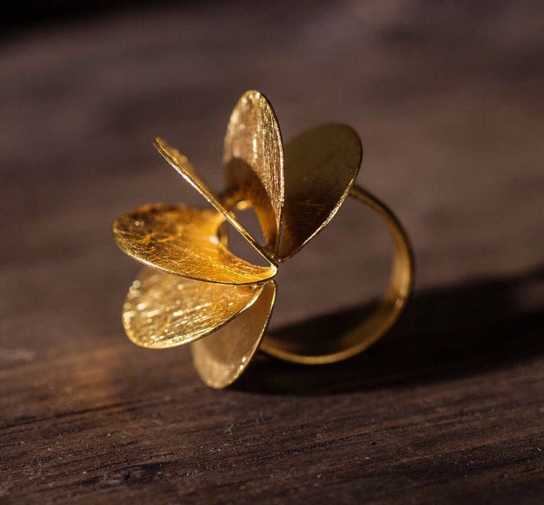 African Gold Ring African Jewelry Original Woman Gift. - Etsy