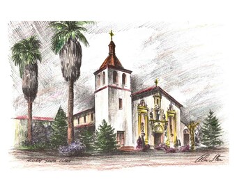 Santa Clara | Etsy