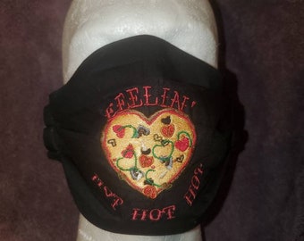 Pizza Face Mask - Etsy