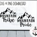 Mountain Bride & Mountain Tribe SVG AND PNG Last Trail Before the Veil ...