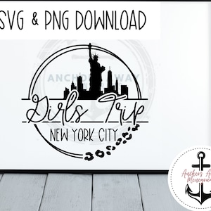 New York City Girls Trip L NYC Besties Trip L Cheaper Than Therapy SVG ...
