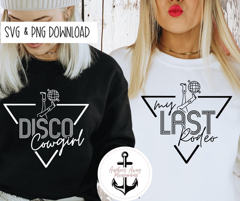 My Last Rodeo L Disco Cowgirl SVG Lets Go Girls Western Bach - Etsy