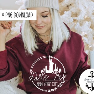 New York City Girls Trip L NYC Besties Trip L Cheaper Than Therapy SVG ...