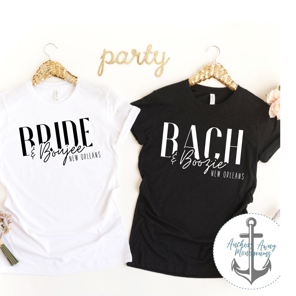 Bride and Boujee & Bach and Boozie New Orleans SVG AND PNG | Etsy