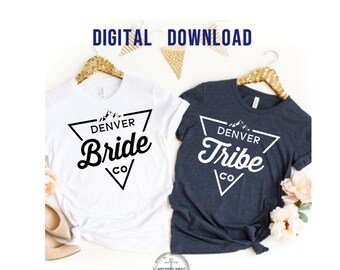 NC Mountain Bride & Tribe Bachelorette SVG and PNG Files | Etsy