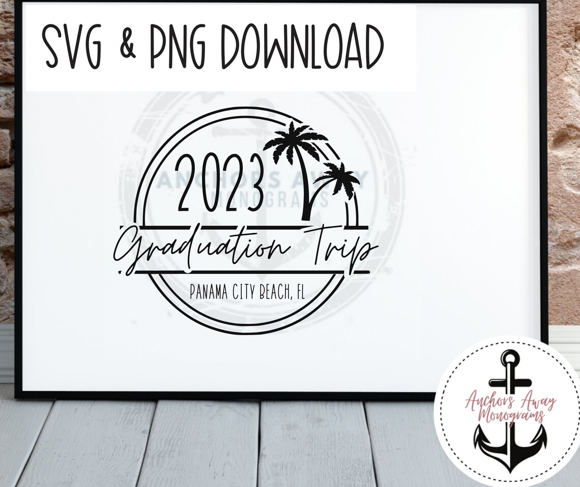2023 Panama City Beach Grad Trip SVG PNG Florida Grad Trip - Etsy