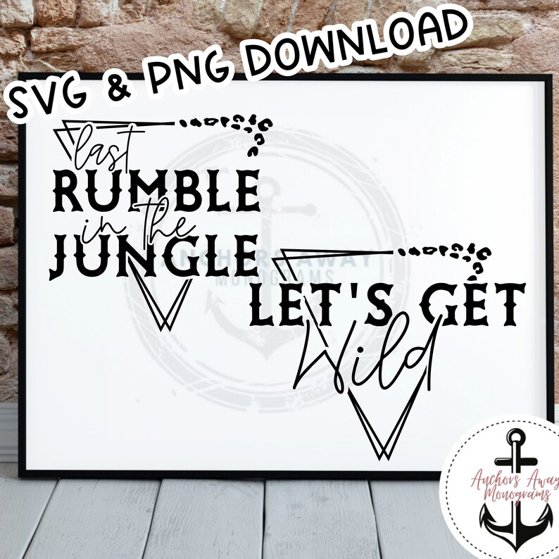 Last Rumble in the Jungle Lets Get Wild Lets Get Wild Leopard - Etsy