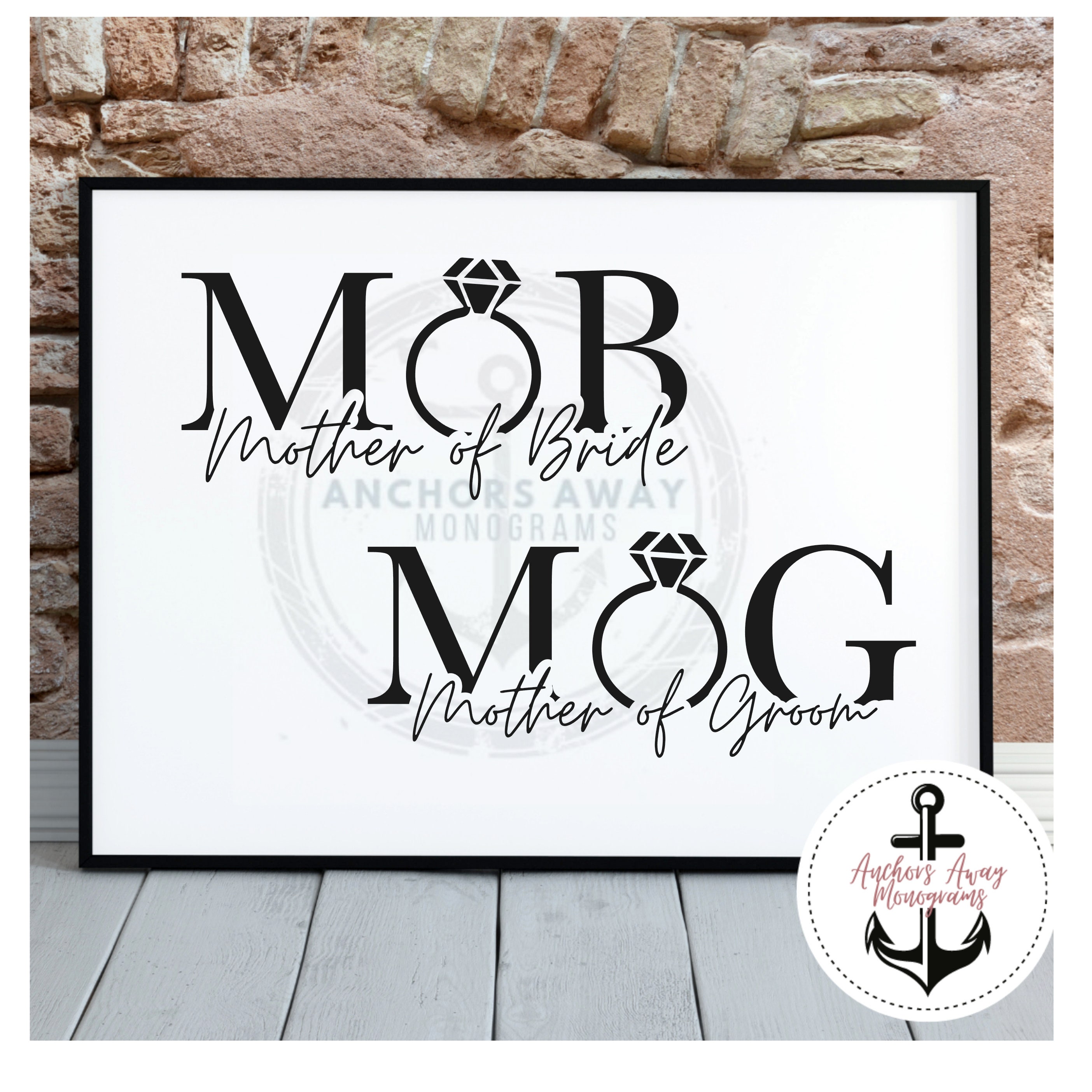 Mother of Bride & Mother of Groom SVG AND PNG Files L Mom - Etsy
