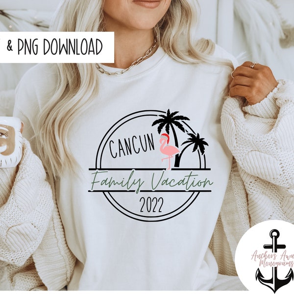 Cancun Family Trip Svg - Etsy