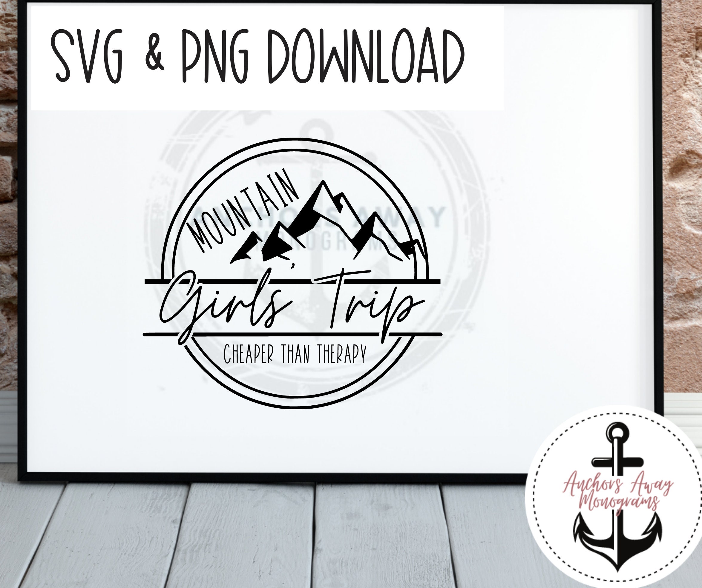 Mountain Girls Trip Cheaper Than Therapy SVG, Girls Weekend, Vegas ...