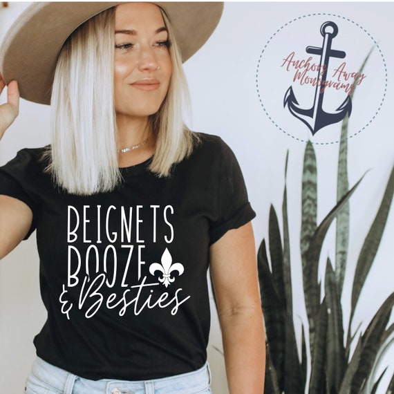 Beignets Booze & Besties SVG I Girls Trip Svg L Lets Go Girls - Etsy