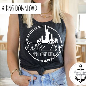 New York City Girls Trip L NYC Besties Trip L Cheaper Than Therapy SVG ...
